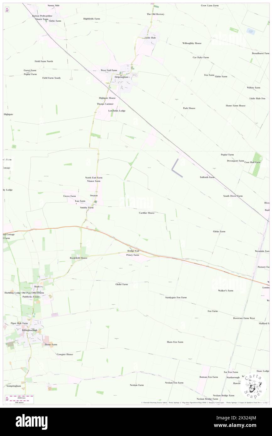 Swaton, Lincolnshire, GB, United Kingdom, England, N 52 55' 21'', S 0 ...