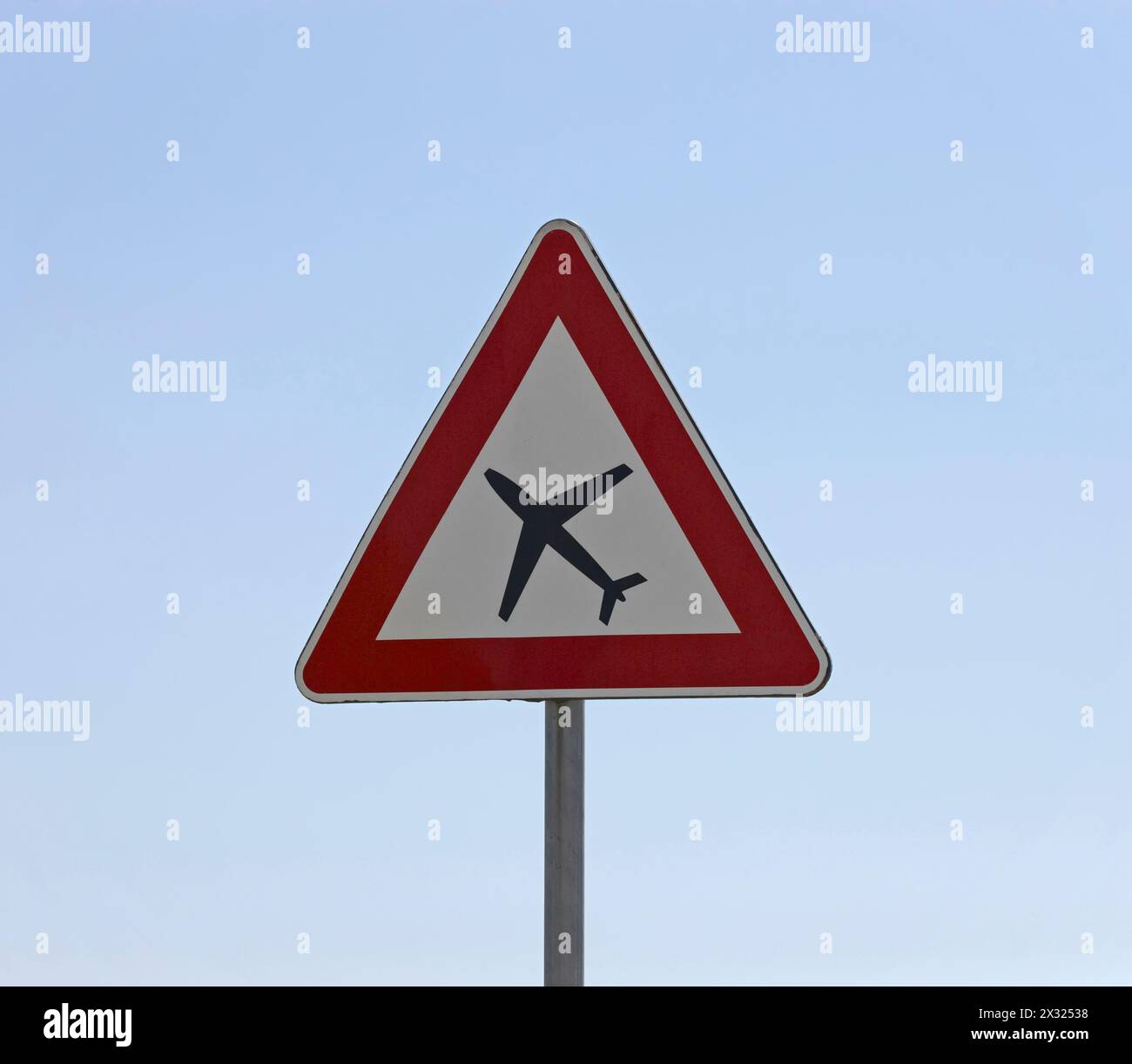 ITALY, Naples, international airport Capodichino, airplanes warning ...