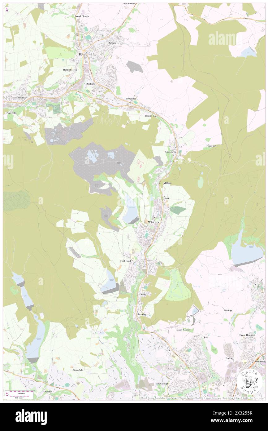 Whitworth map Cut Out Stock Images & Pictures - Alamy