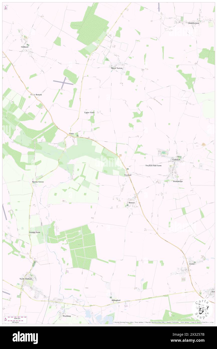 Map of twyford hi-res stock photography and images - Alamy