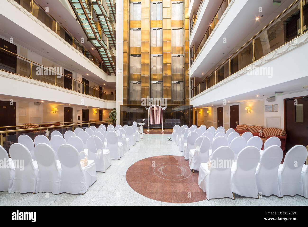 A large empty hall for a wedding ceremony Stock Photo - Alamy