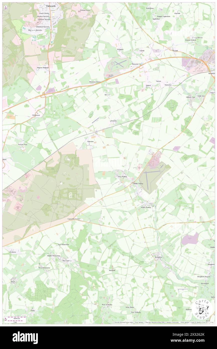 Over Wallop, Hampshire, GB, United Kingdom, England, N 51 9' 5'', S 1 ...