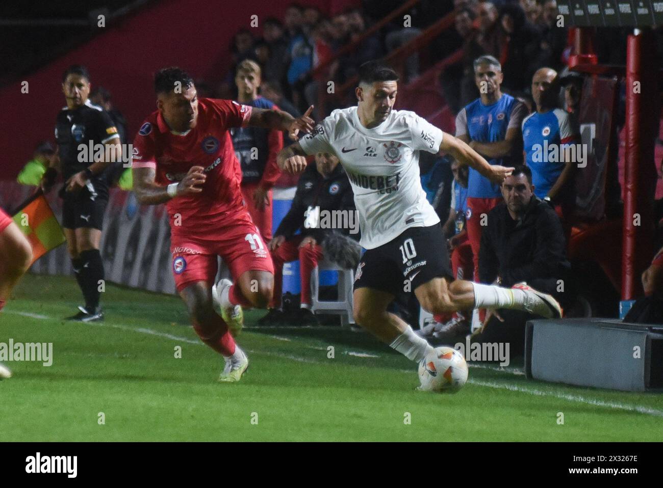Buenos Aires, Argentina. 23rd Apr, 2024. Soccer players during the ...