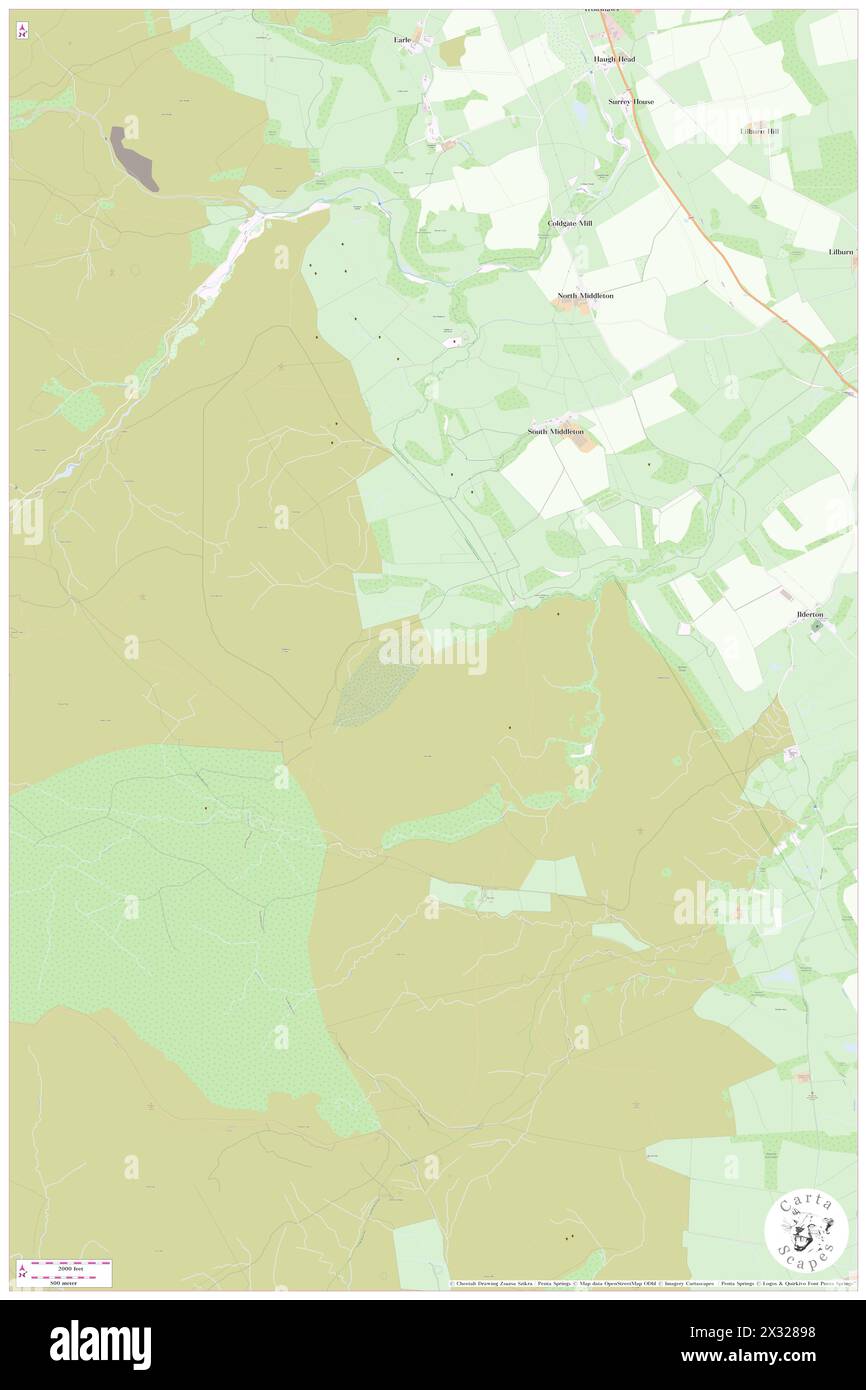Ilderton, Northumberland, GB, United Kingdom, England, N 55 29' 19'', S ...