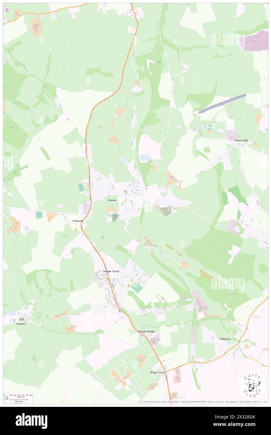 Clutton map hi-res stock photography and images - Alamy