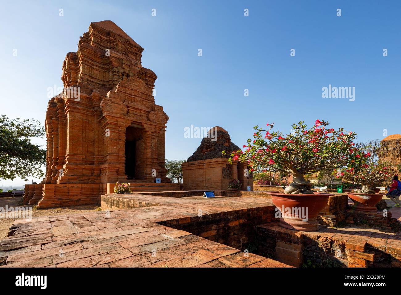 The Po Sah Inu Cham Towers at Mui Ne in Vietnam Stock Photo - Alamy
