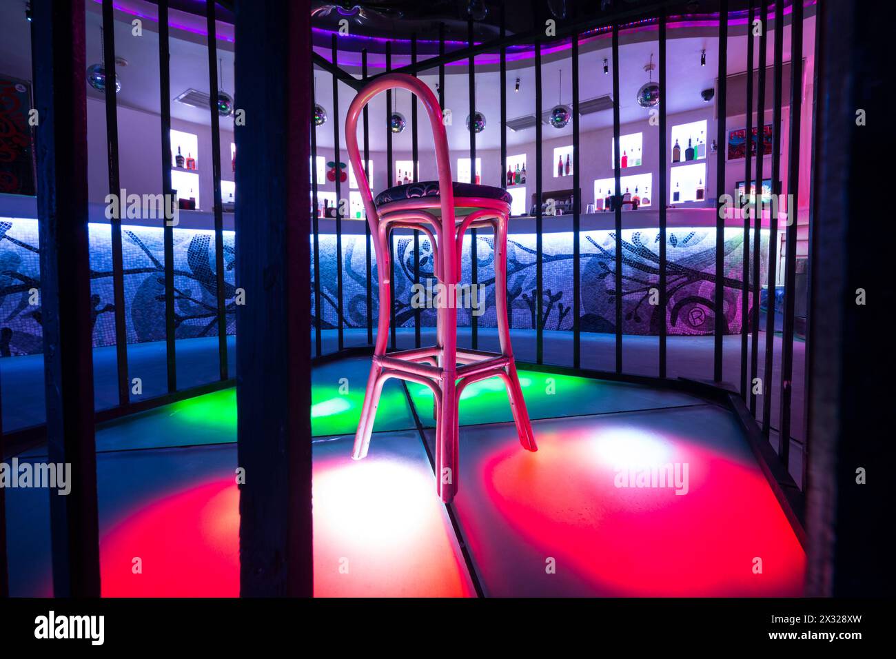 Moscow style nightclub in hi-res stock photography and images - Alamy