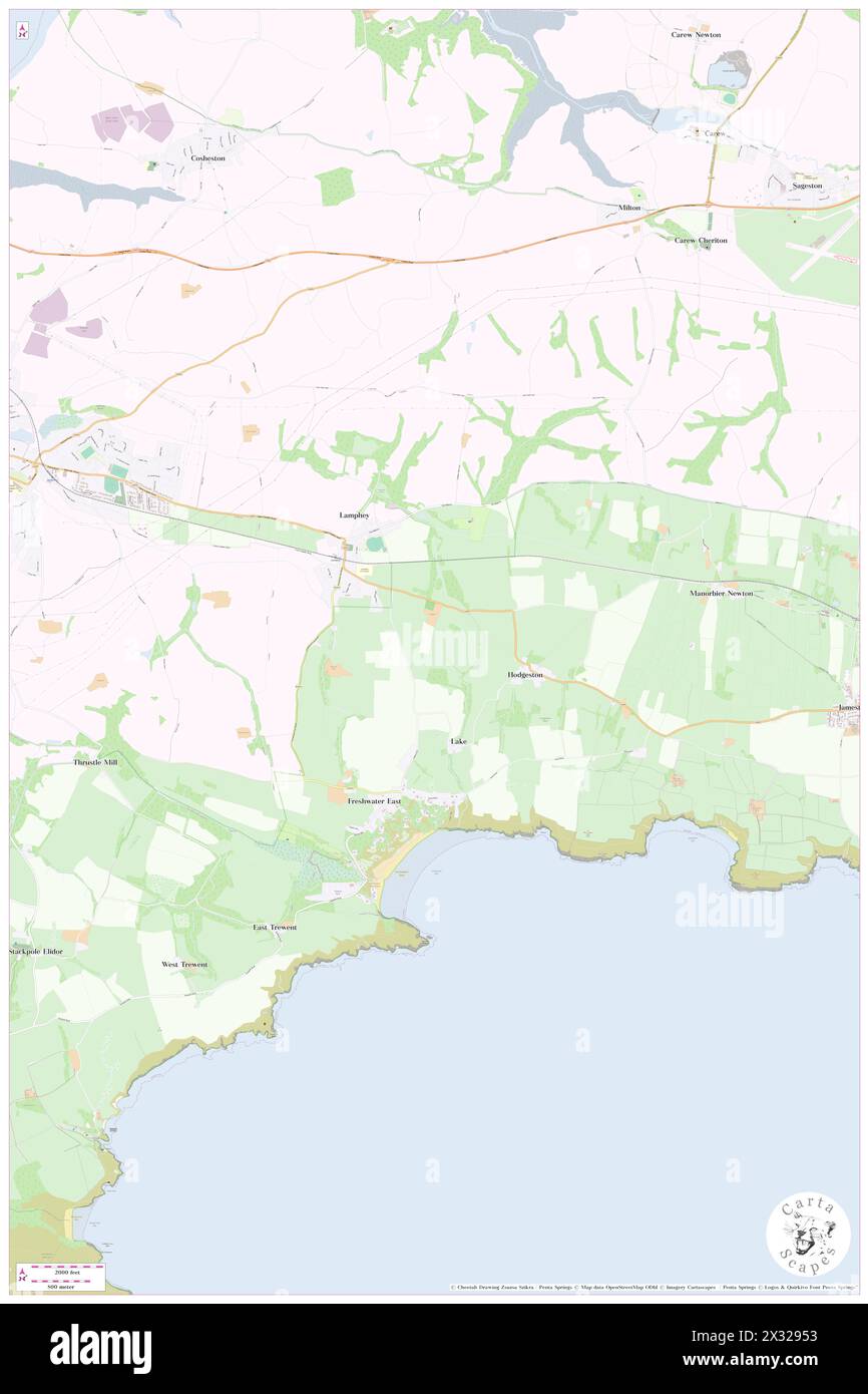 Lamphey, Pembrokeshire, GB, United Kingdom, Wales, N 51 39' 36'', S 4 ...