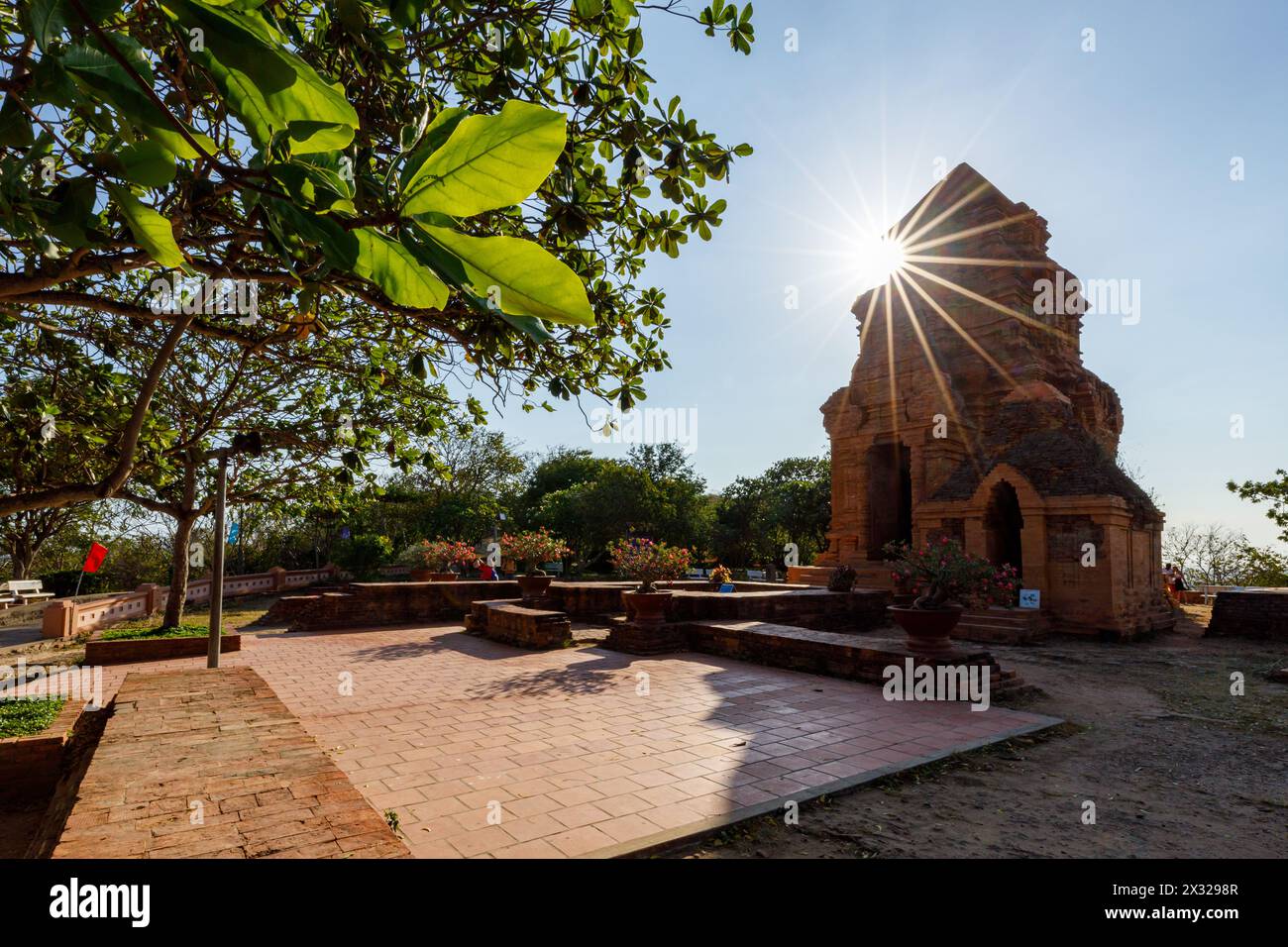 The Po Sah Inu Cham Towers at Mui Ne in Vietnam Stock Photo - Alamy