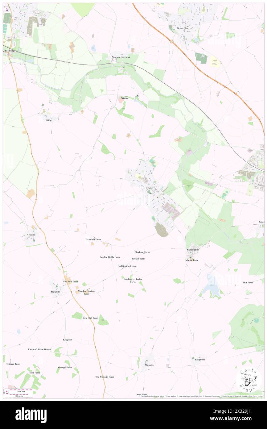 Fleckney, Leicestershire, GB, United Kingdom, England, N 52 31' 59'', S ...