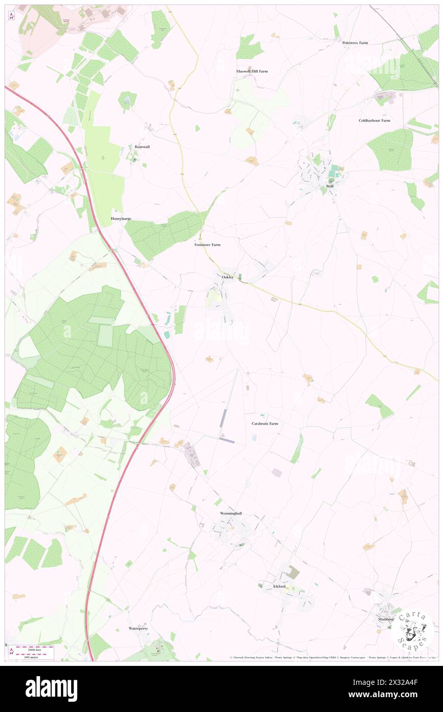 Map of oakley Cut Out Stock Images & Pictures - Alamy