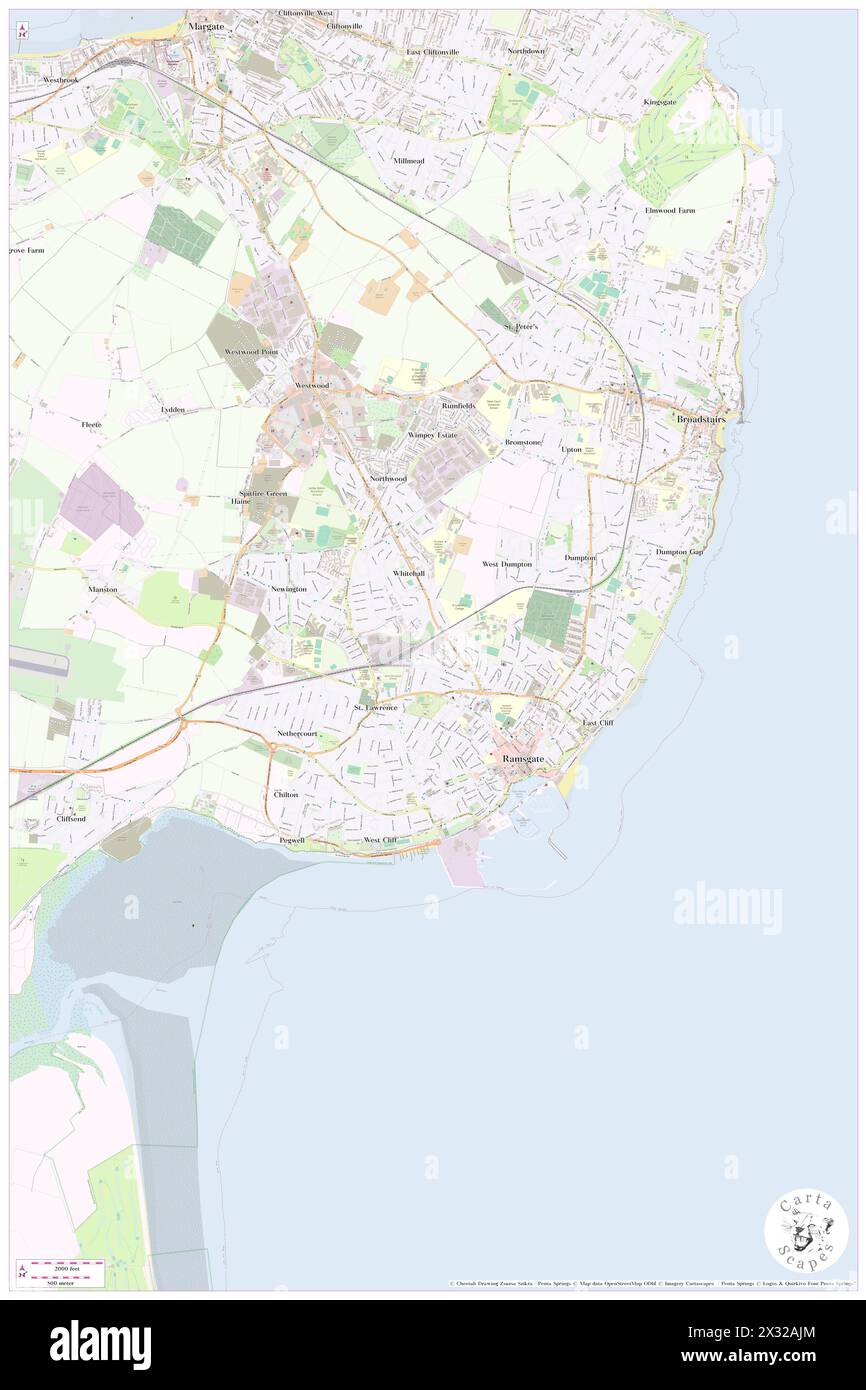 Map of ramsgate hi-res stock photography and images - Alamy