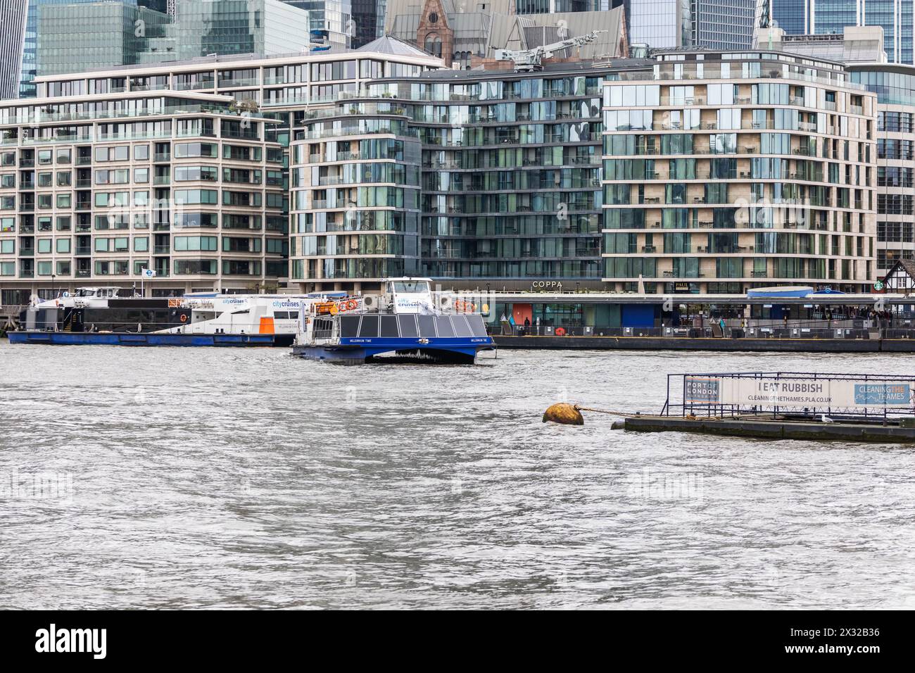 London Skyline near Tower Bridge Stock Photo - Alamy