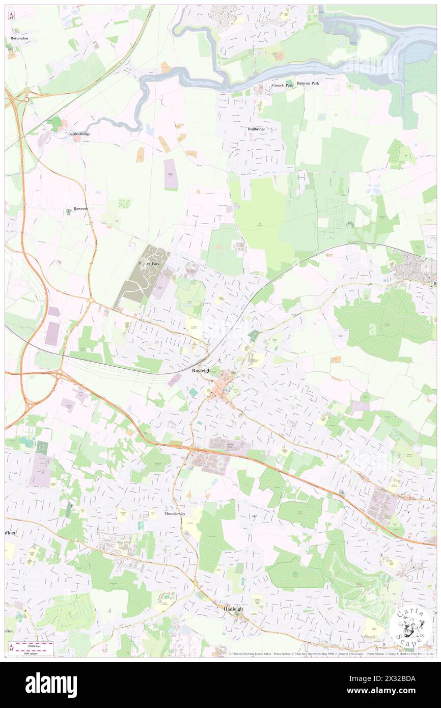 Map of rayleigh hi-res stock photography and images - Alamy