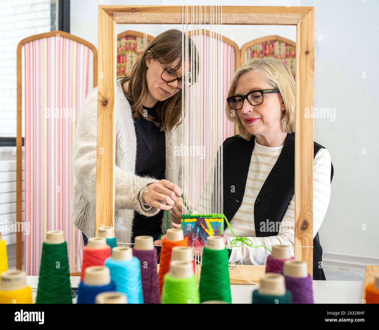 London, UK. 24 April 2024. (R) Kirsten Ramsay, BBC The Repair Shop ...