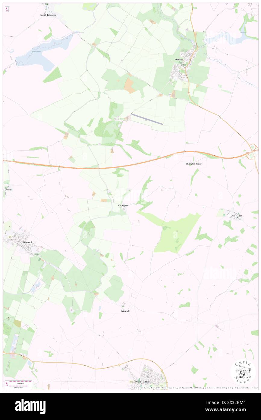 Elkington, Northamptonshire, GB, United Kingdom, England, N 52 23' 8 ...