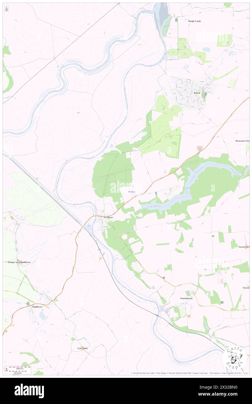 Fritton and St. Olaves, Norfolk, GB, United Kingdom, England, N 52 32 ...