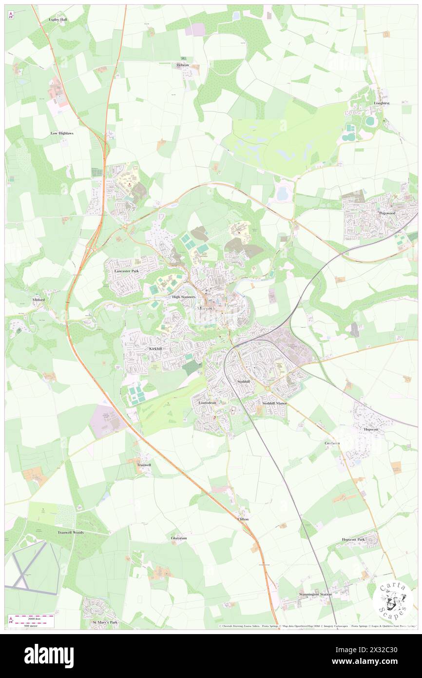 Morpeth map hi-res stock photography and images - Alamy