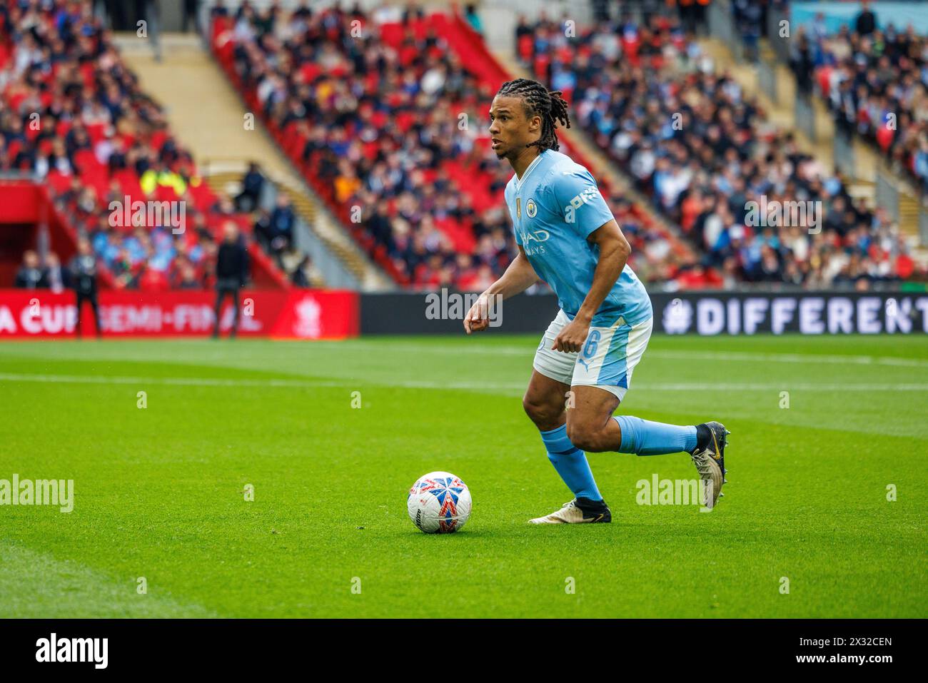 Nathan Ake of Manchester City- Manchester City v Chelsea, The Emirates ...