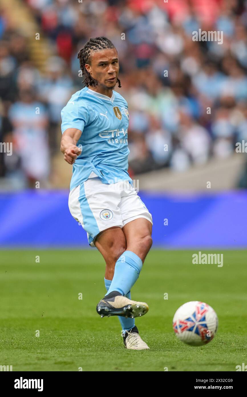 Nathan Ake of Manchester City- Manchester City v Chelsea, The Emirates ...