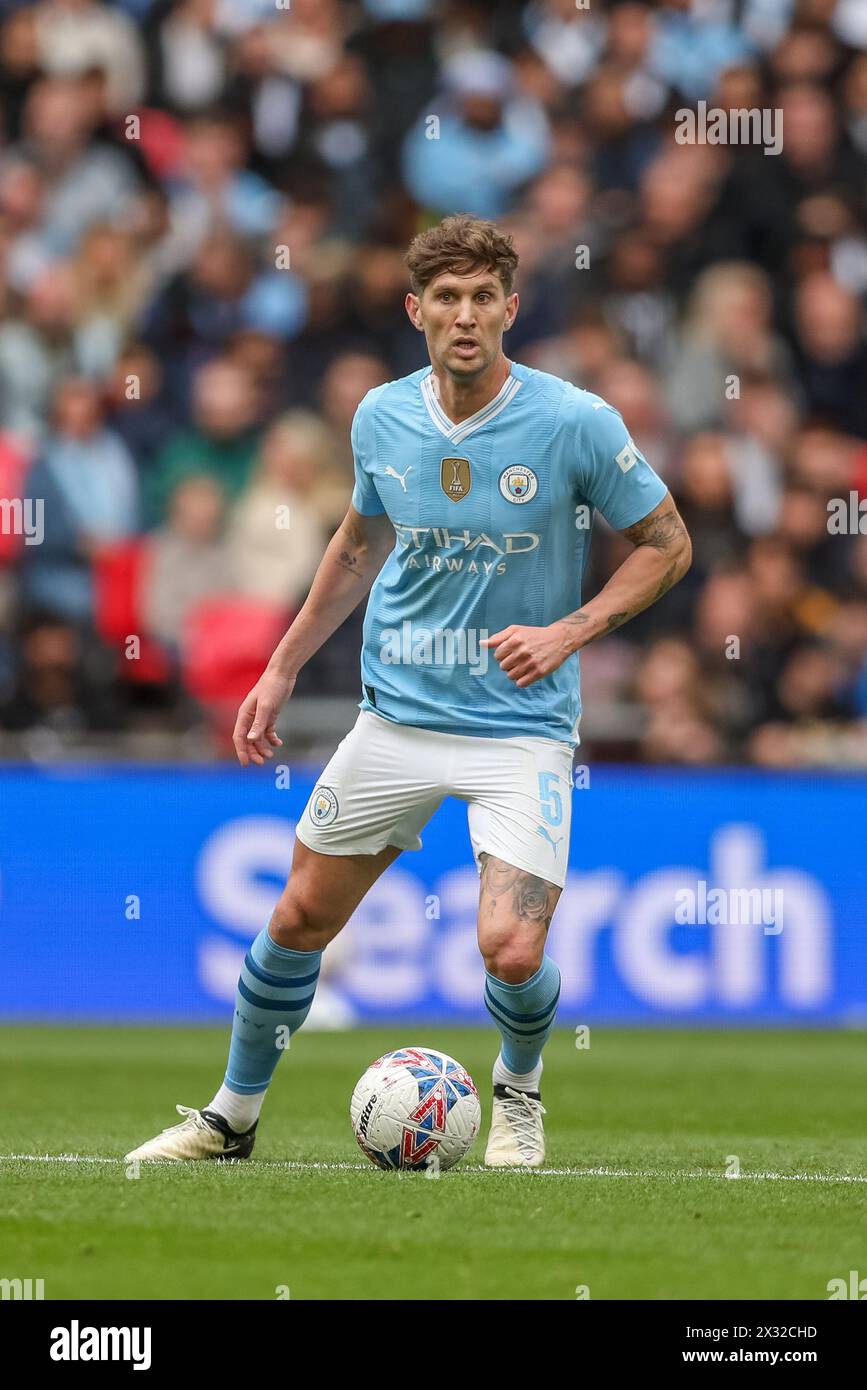 John stones manchester city 2024 fa cup hi-res stock photography and ...
