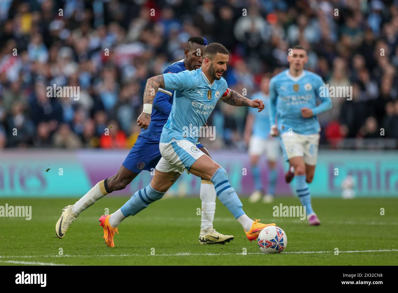 Kyle walker manchester city 2024 fa cup hi-res stock photography and ...