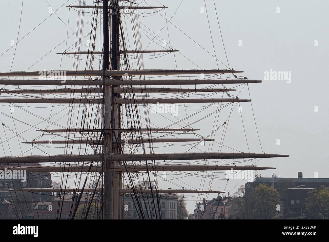 a picture of a ship's mast Stock Photo - Alamy