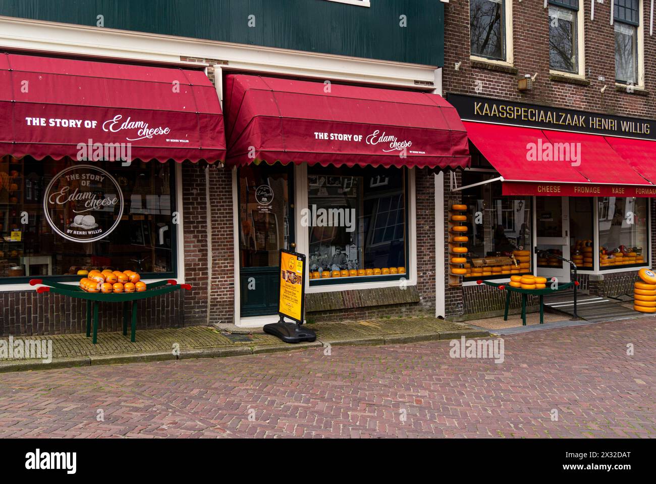 World famous Henri Willig cheese shop in Edam centre once a ...