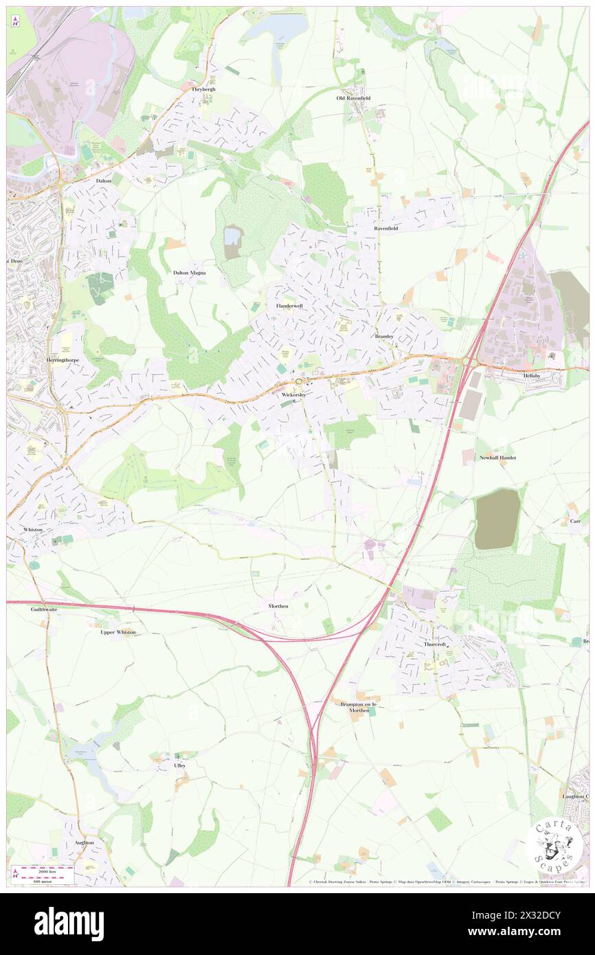Wickersley, Rotherham, GB, United Kingdom, England, N 53 24' 53'', S 1 ...
