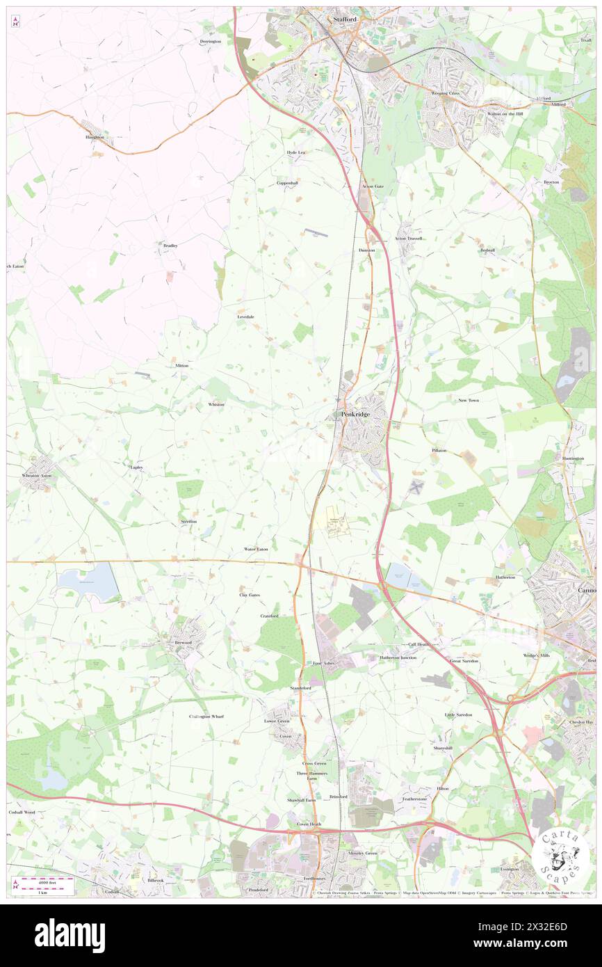 Penkridge, Staffordshire, GB, United Kingdom, England, N 52 43' 0'', S ...