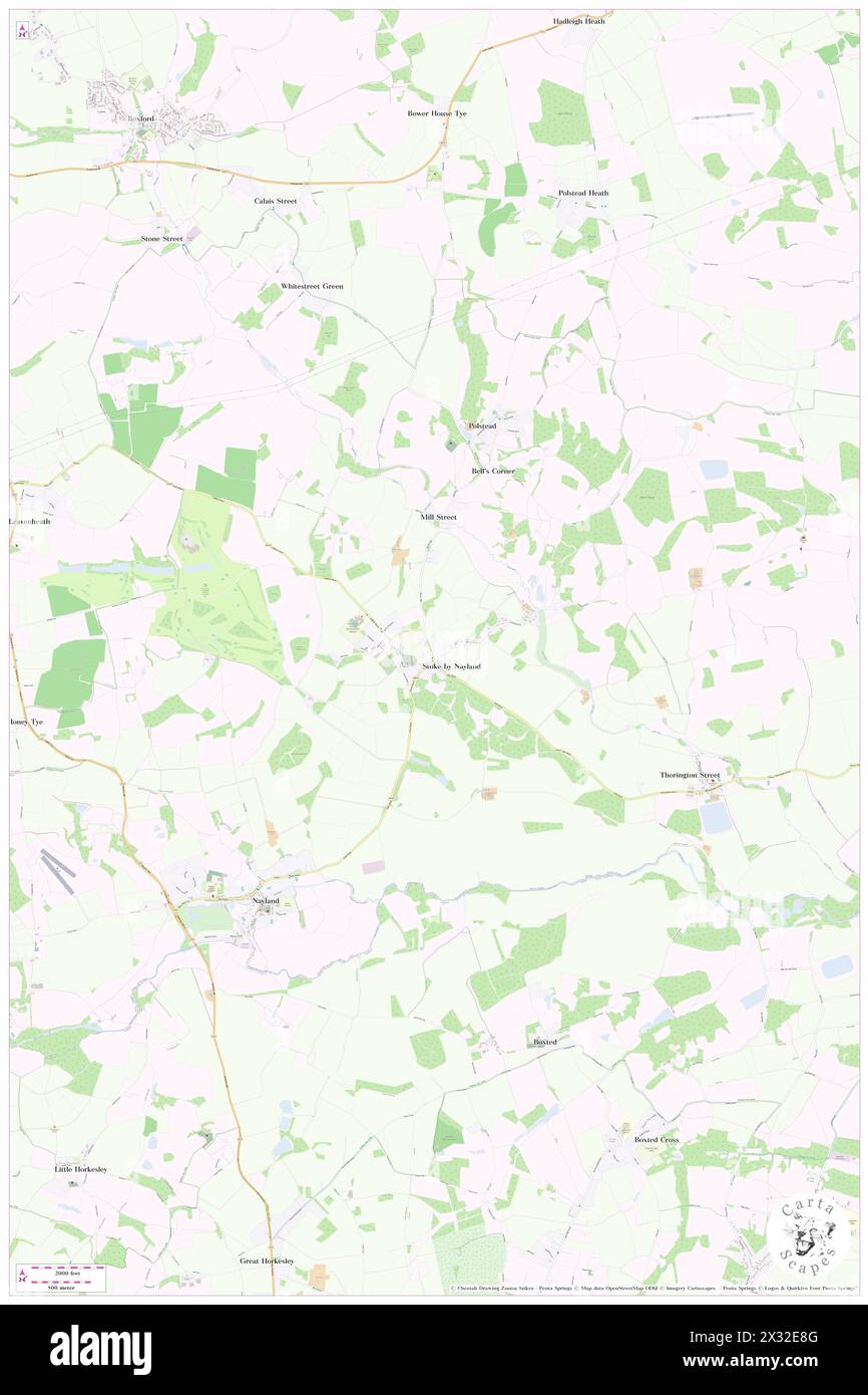 Stoke by nayland map hi-res stock photography and images - Alamy