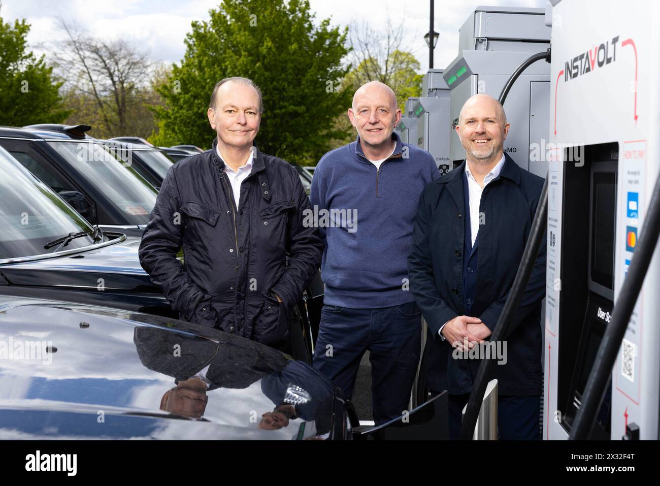 EDITORIAL USE ONLY (Left to right) Quentin Willson, motoring journalist ...
