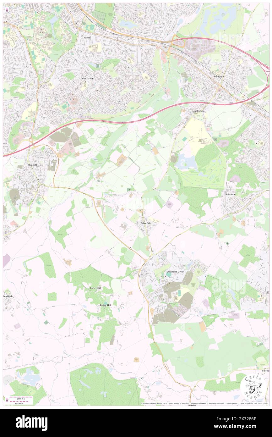 Arborfield map hi-res stock photography and images - Alamy