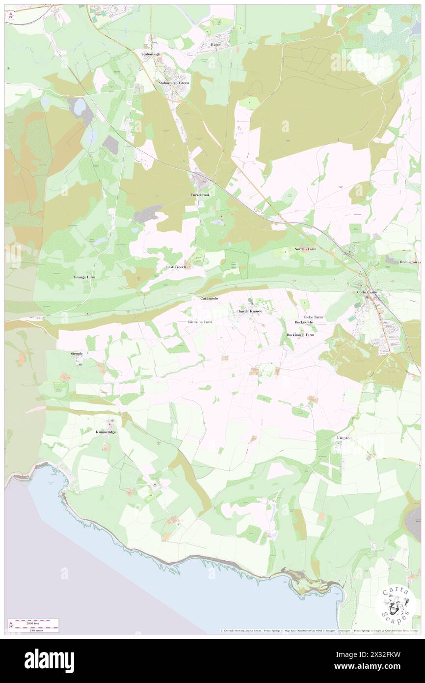 Church Knowle, Dorset, GB, United Kingdom, England, N 50 38' 4'', S 2 5 ...