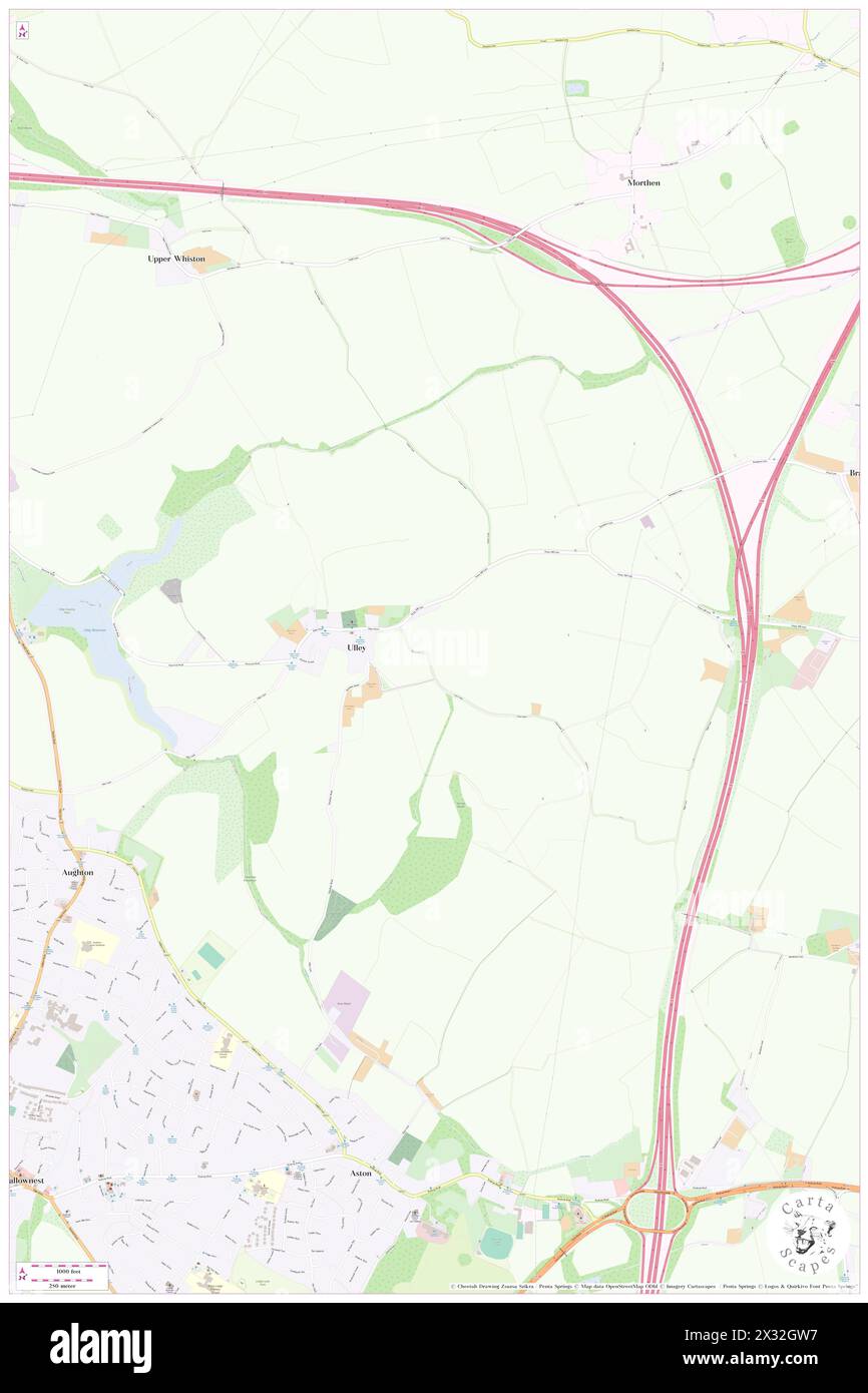 Rotherham map hi-res stock photography and images - Alamy