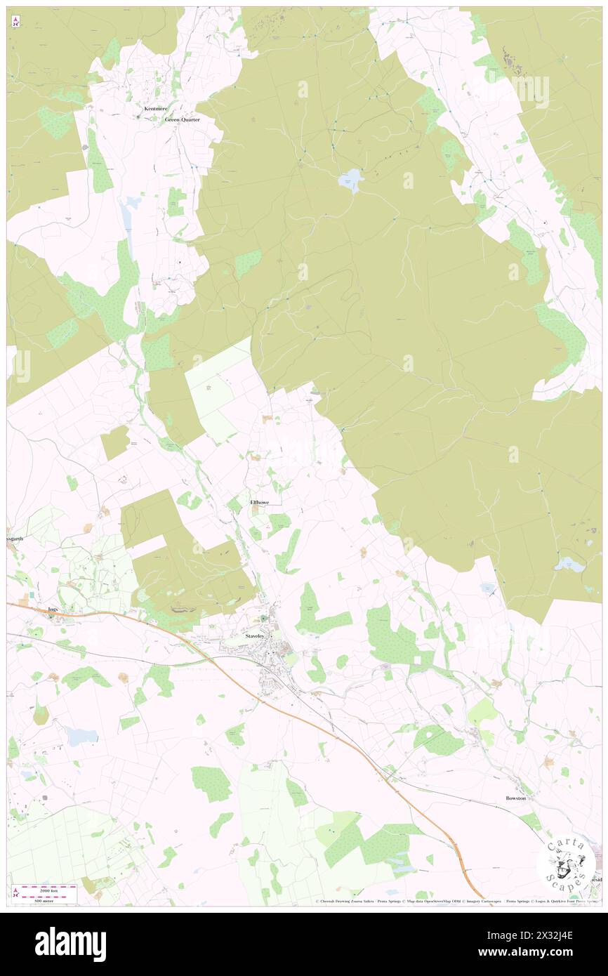 Over Staveley, Cumbria, GB, United Kingdom, England, N 54 23' 45'', S 2 ...