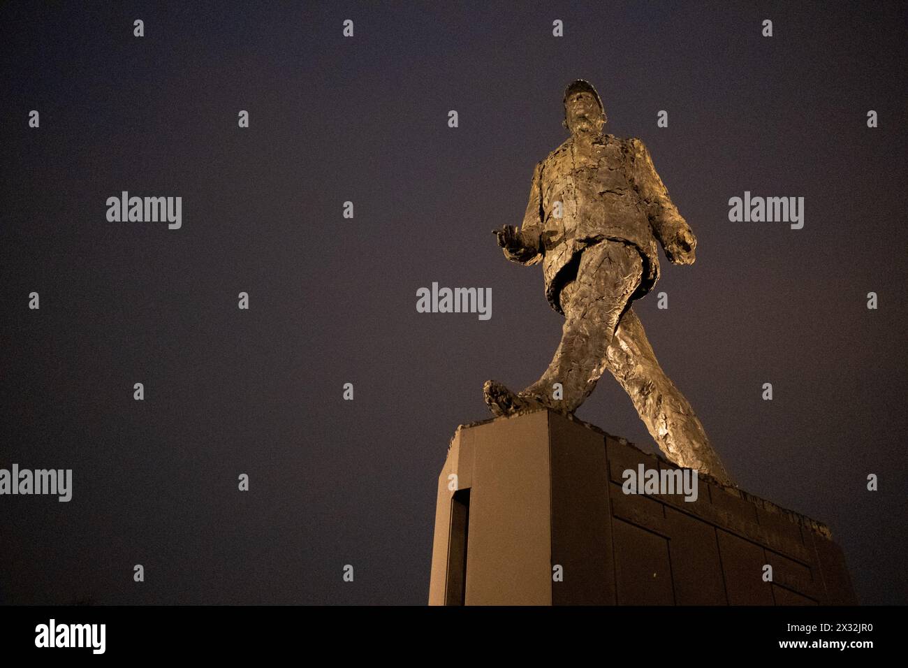 Statue of General Charles de De Gaulle, founder and first President of ...