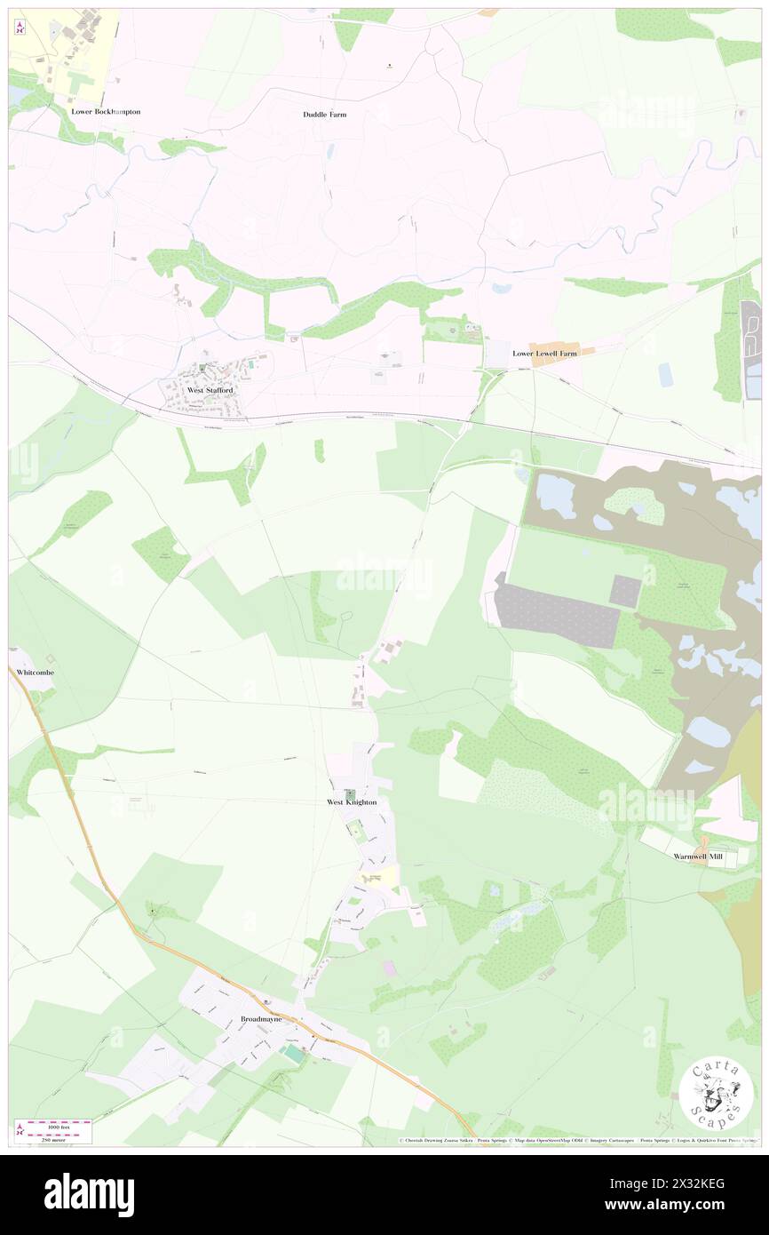 West Knighton, Dorset, GB, United Kingdom, England, N 50 41' 48'', S 2 ...