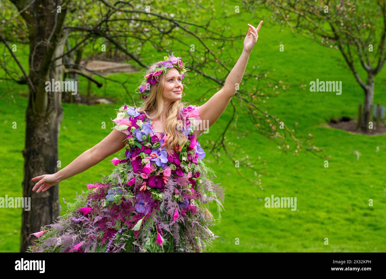 Harrogate, North Yorkshire, 24th April 2024. Model Lucy Kent from ...