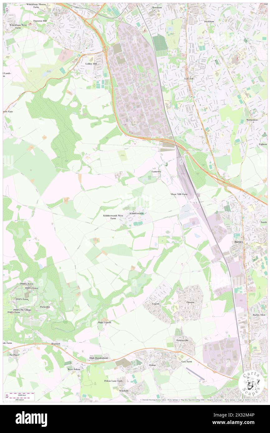 Map of gateshead hi-res stock photography and images - Alamy