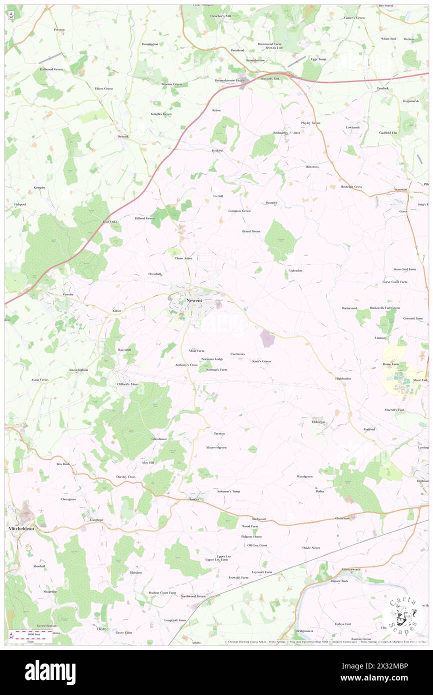 Newent, Gloucestershire, GB, United Kingdom, England, N 51 55' 25'', S ...