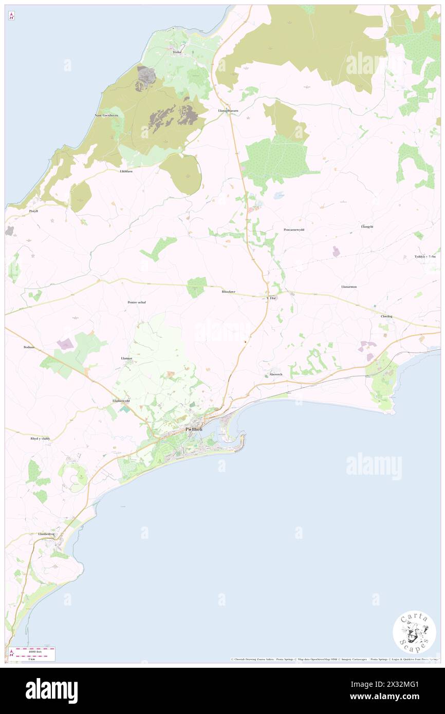 Llannor, Gwynedd, GB, United Kingdom, Wales, N 52 54' 52'', S 4 24' 19 ...
