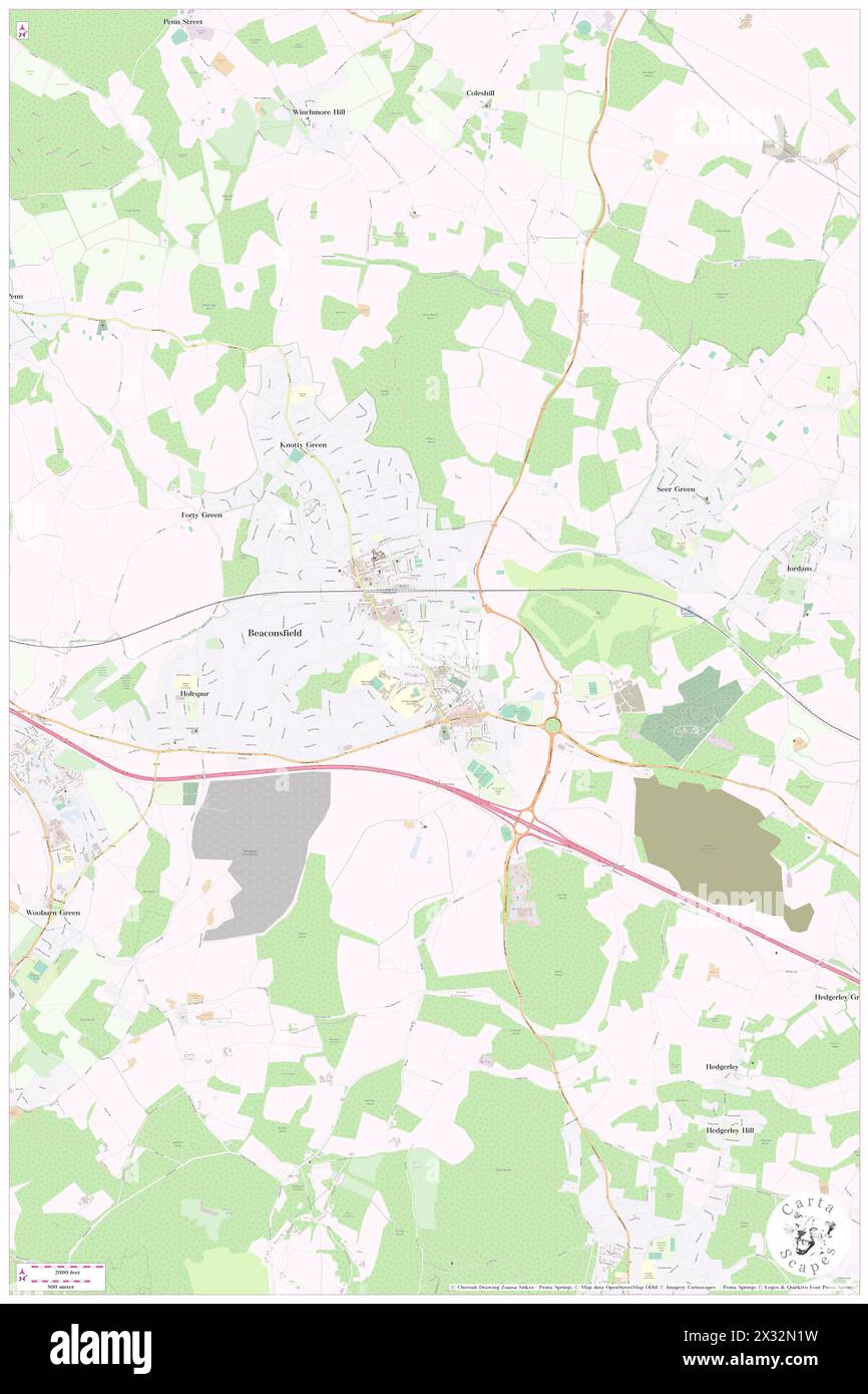 Beaconsfield, Buckinghamshire, GB, United Kingdom, England, N 51 36' 24 ...