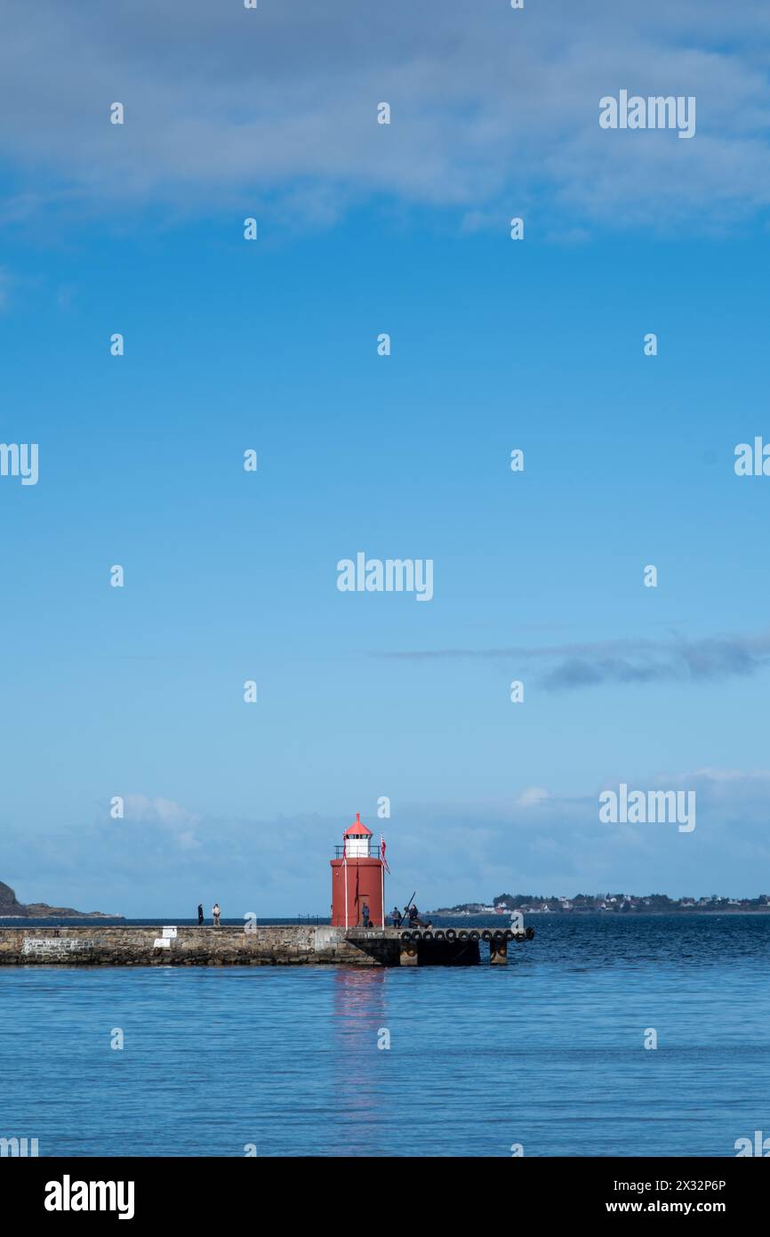 Molja Lighthouse in Alesund, Norway Stock Photo - Alamy