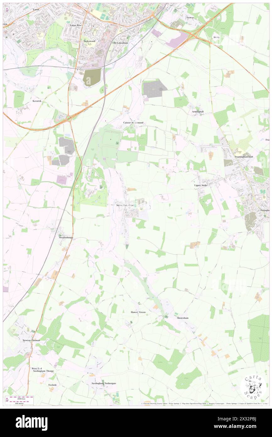Stoke Holy Cross, Norfolk, GB, United Kingdom, England, N 52 34' 6'', N ...