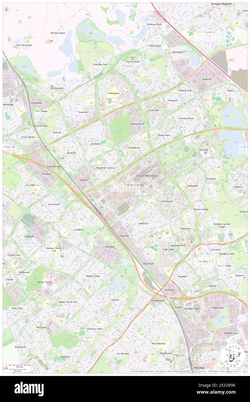 Central Milton Keynes, Milton Keynes, GB, United Kingdom, England, N 52 ...