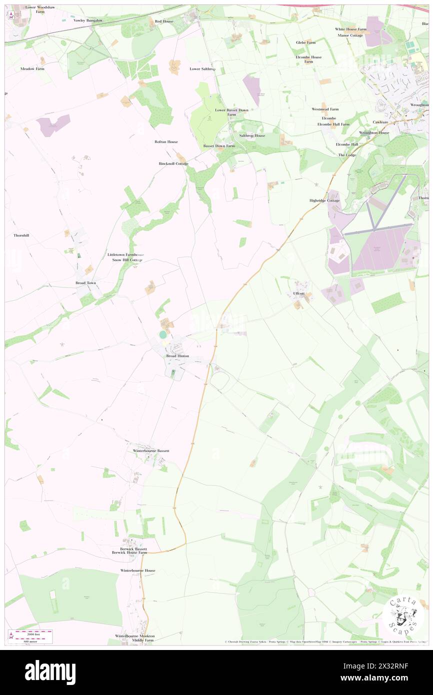 Map of hinton hi-res stock photography and images - Alamy