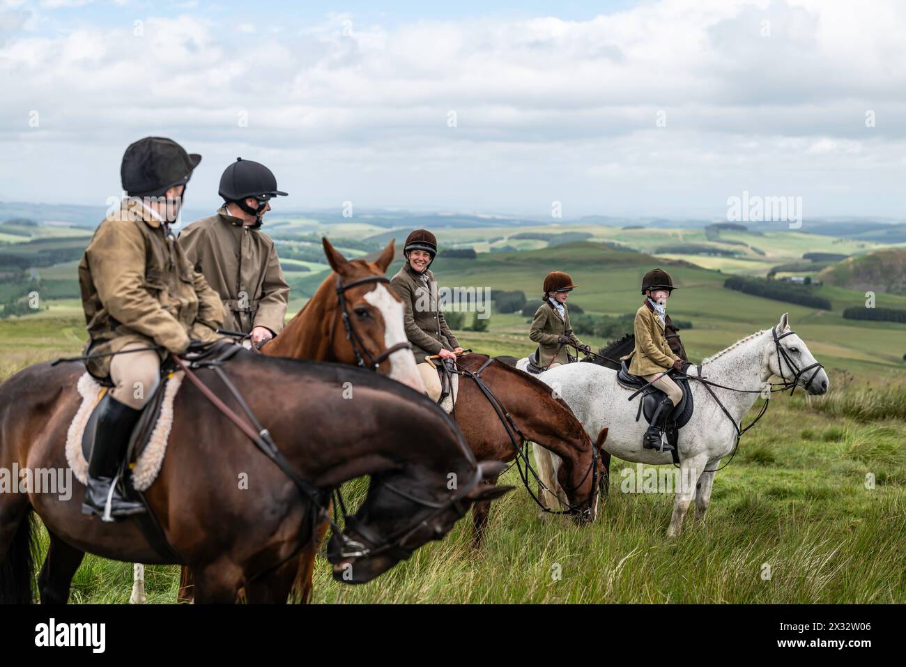 Redeswire, Jedburgh, Scottish Borders, Scotland, UK. 1st July 2023. The ...