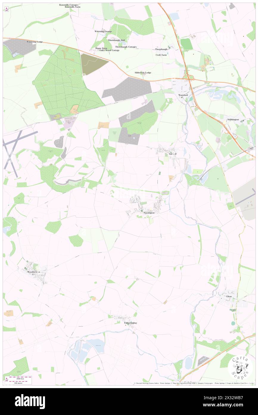 Nassington, Northamptonshire, GB, United Kingdom, England, N 52 33' 25 ...