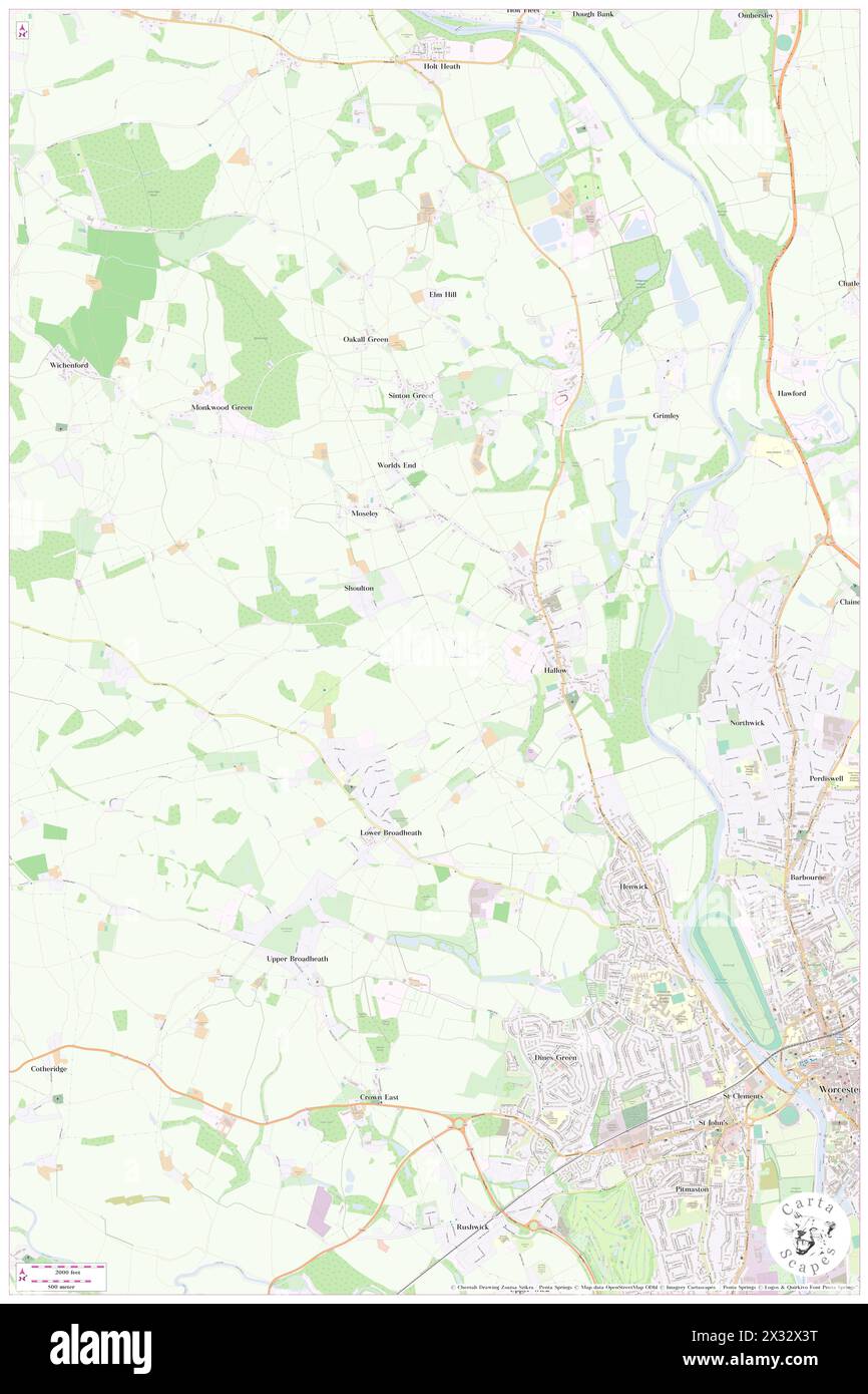 Hallow, Worcestershire, GB, United Kingdom, England, N 52 13' 32'', S 2 ...